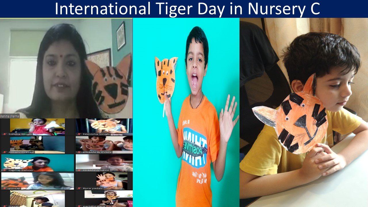 International Tiger Day 2021 - Salwan Montessori School, Gurugram