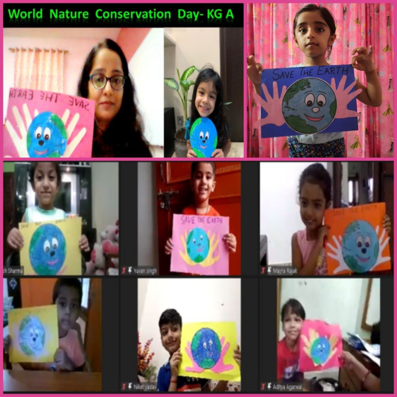 World Nature Conservation Day 2021 - Salwan Montessori School, Gurugram